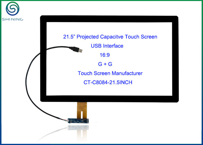 21.5 Inch Capacitive Touch Panel Overlay USB Interface COB Type 16:9 ...