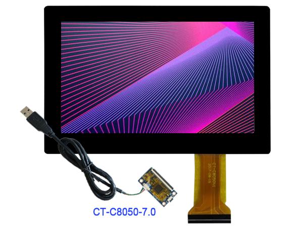 Computer USB Touch Screen Overlay PCAP I2C Touch Panel With ILI2511 Controller