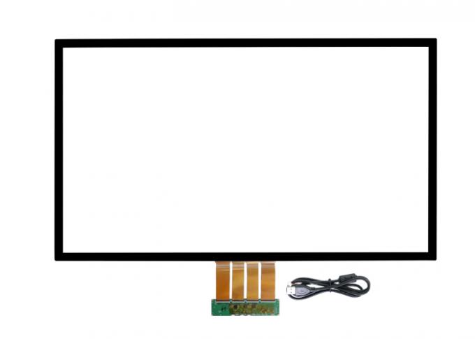 Projected Capacitive PCAP Touch Screen Panel Overlay 49 Inch With Glass ...