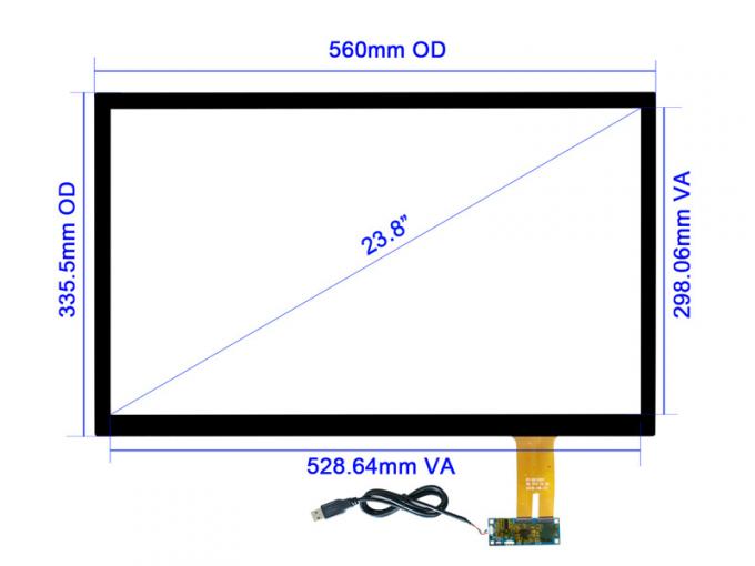 23.8 Inch ILI2510 Multi Touch Panel Screen For All In One Computers